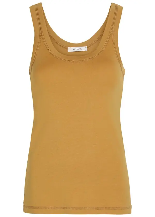 LEMAIRE Ribbed Cotton Tank Top