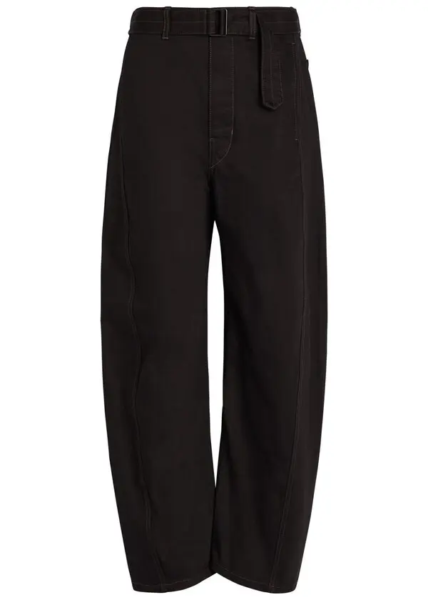 LEMAIRE High-rise Barrel-leg Jeans