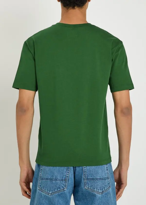DRAKE'S Hiking Cotton T-shirt - Khaki