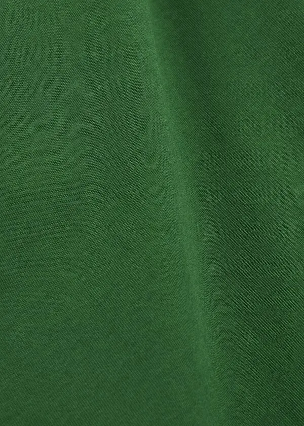 DRAKE'S Hiking Cotton T-shirt - Khaki
