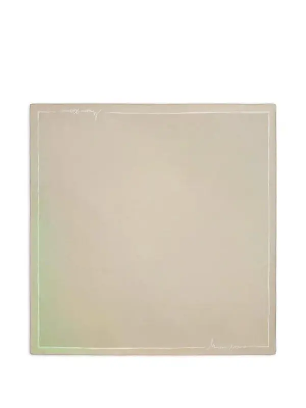 Maison Kitsuné Poetic Script Scarf - Neutrals