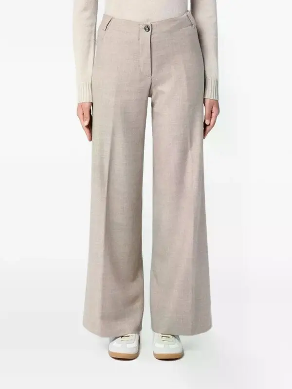 QL2 QUELLEDUE Melange Wool Trousers
