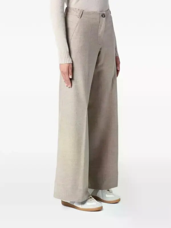 QL2 QUELLEDUE Melange Wool Trousers