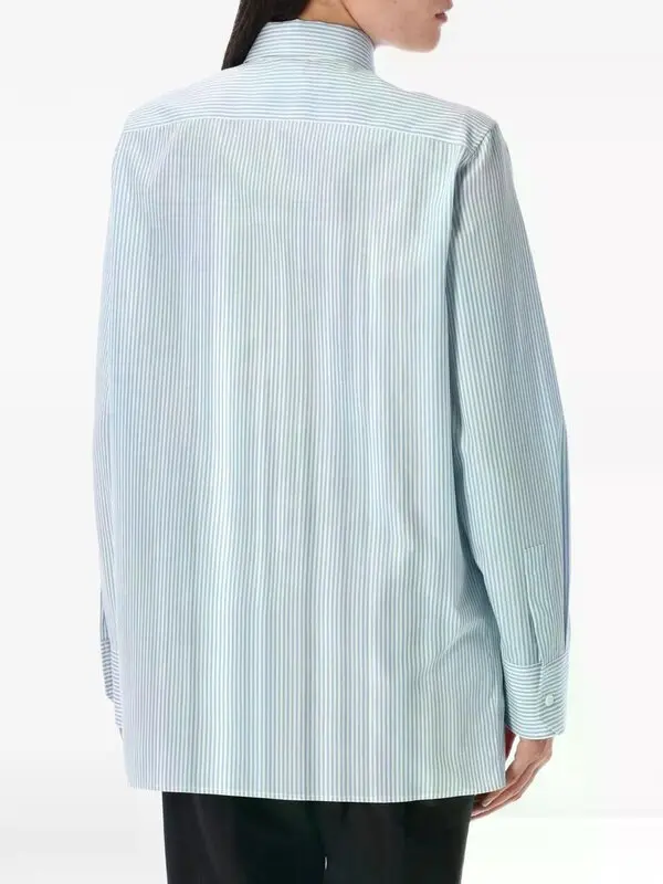 Saint Laurent Striped Tab Shirt