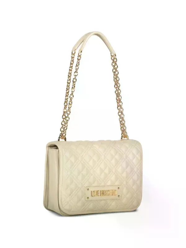 Moschino Logo-detail Quilted Handbag