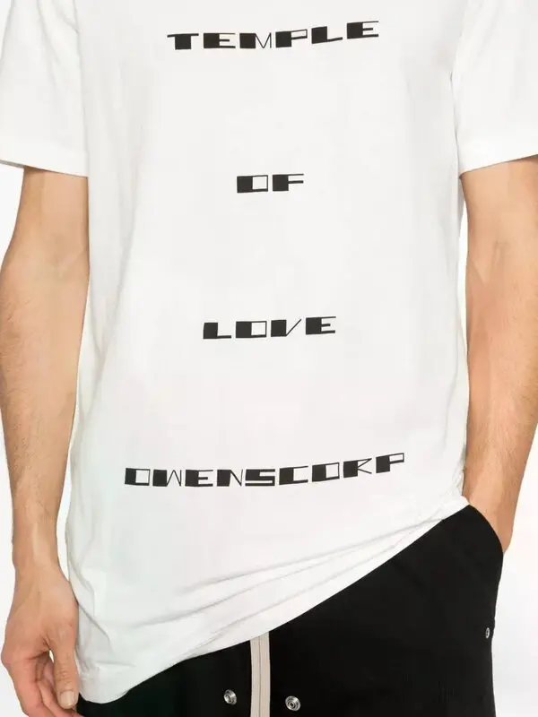 Rick Owens Graphic T-shirt - White