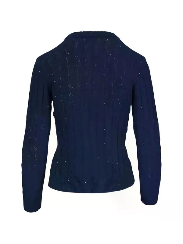 Kinross Cashmere Cable-knit Crew-neck Sweater