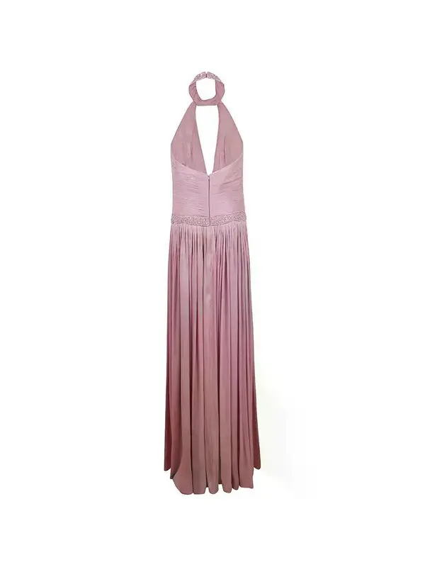 Costarellos Pleated Maxi Dress