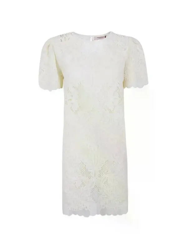 TWINSET Scalloped Lace Dress