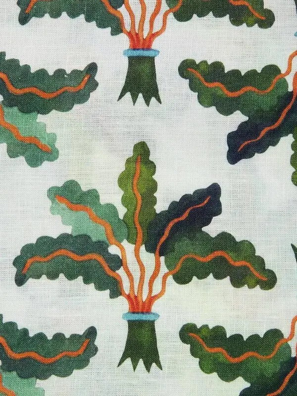La DoubleJ Graphic-print Linen Tablecloth