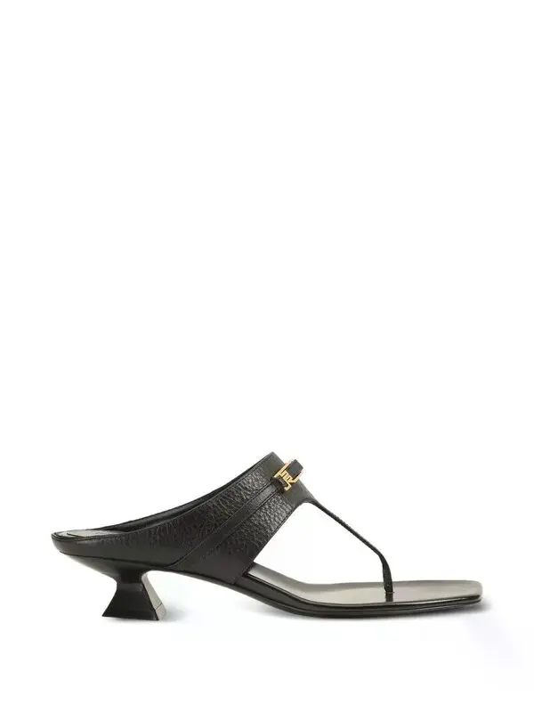SERGIO ROSSI Bitt Sandals - Black