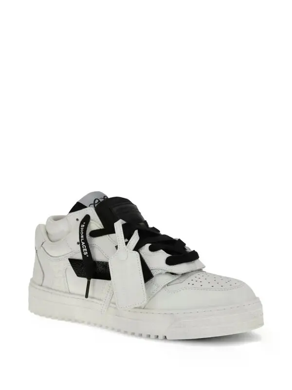 Off-White Arrow Zip Tie Sneakers - White