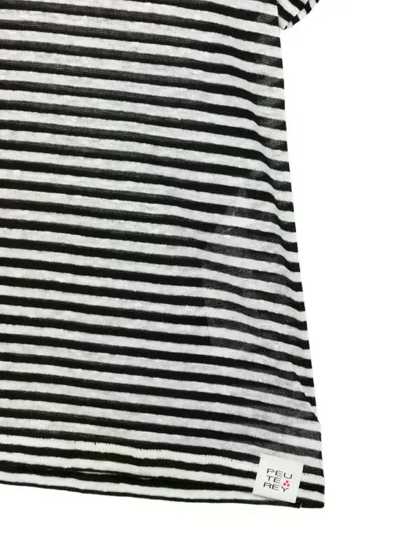 Peuterey Striped T-shirt - Black