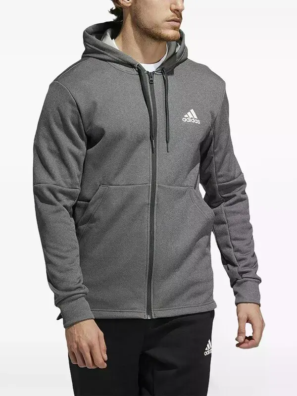 Adidas Zip-up Hoodie - Grey