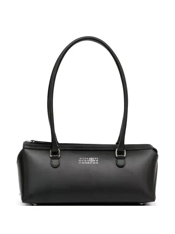 MAISON MARGIELA Medium Bauletto Leather Shoulder Bag - Black