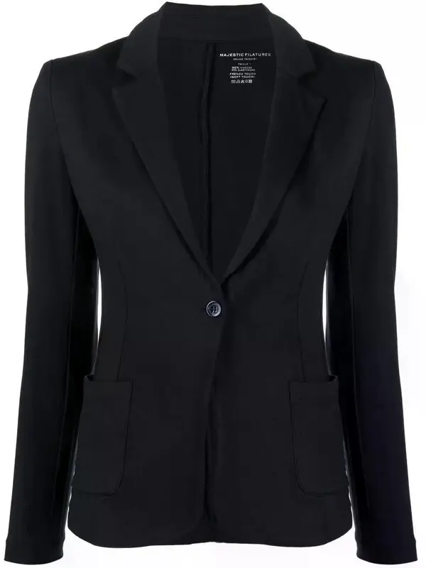 Majestic Filatures Single-breasted Fitted Blazer