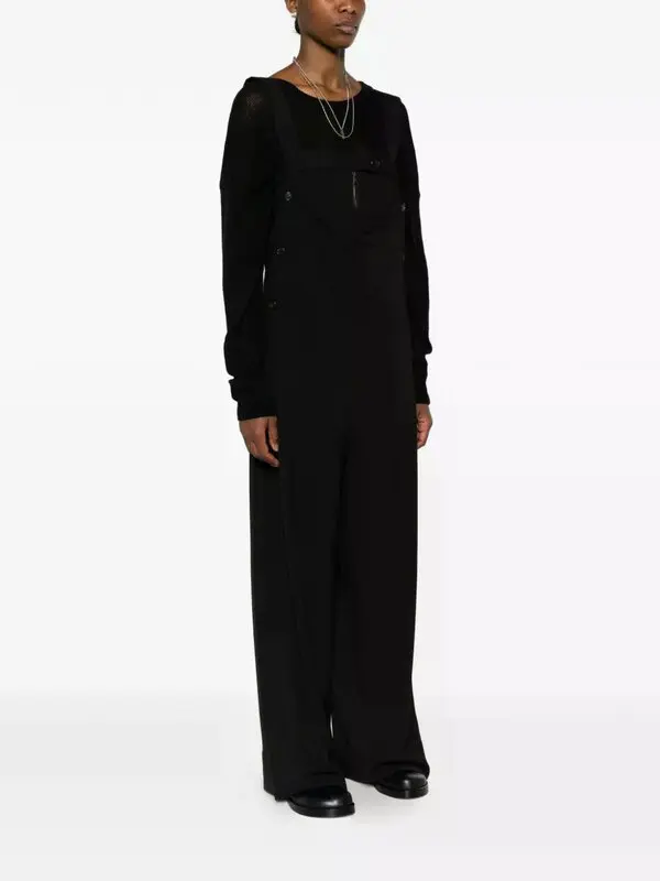 Isabel Benenato Button Zip Jumpsuit