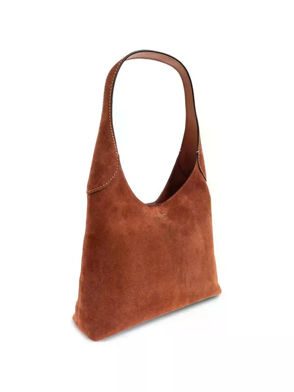 COACH 28 Brooklyn Topstitch Leather Shoulder Bag - Brown