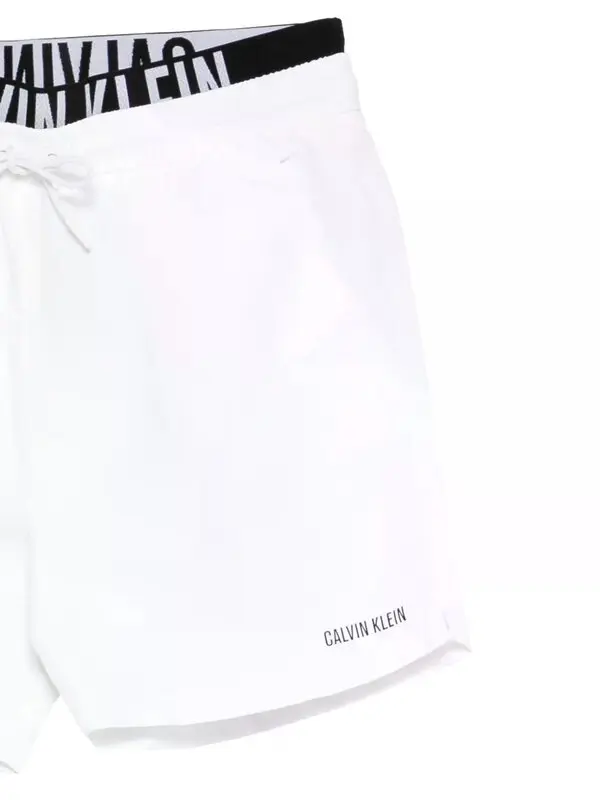 Calvin Klein Logo Waistband Swim Shorts
