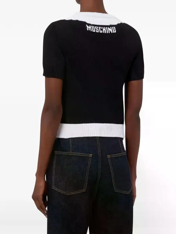 Moschino Collared Buttoned Top