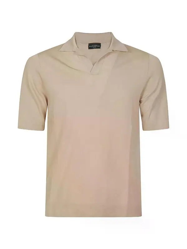 BALLANTYNE Cotton Polo Shirt - Neutrals