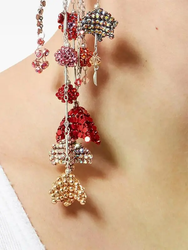Isabel Marant Étoile Single Beaded Charm Earring - Silver