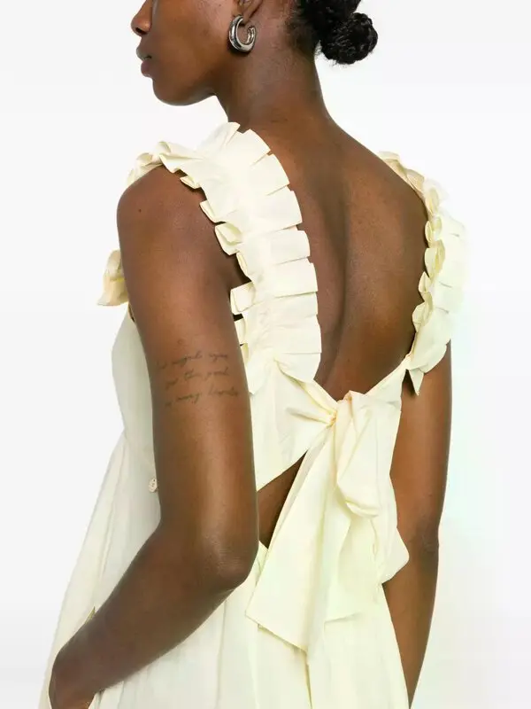 Liu Jo Long Dress With Ruching - Neutrals