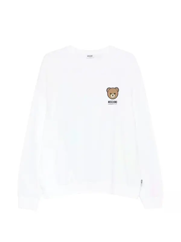 Moschino Teddy-motif Sweatshirt - White