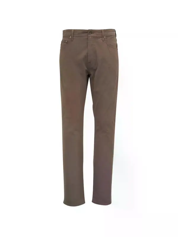 Ag Tellis Sud Straight-leg Trousers - Brown