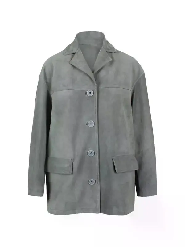 SALVATORE SANTORO Suede Jacket - Grey