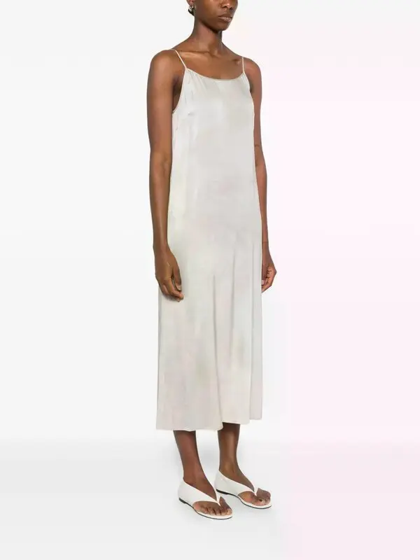 UMA WANG Anaya Spaghetti-strap Midi Dress - Grey
