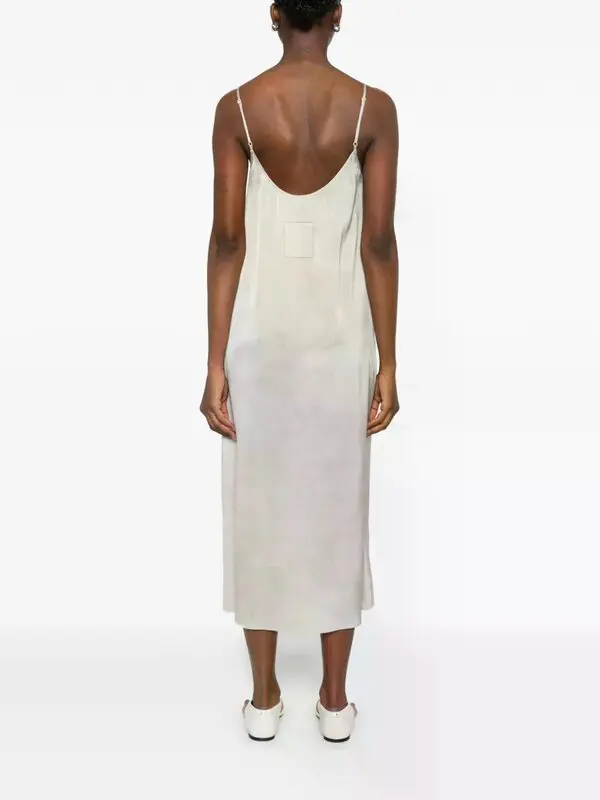 UMA WANG Anaya Spaghetti-strap Midi Dress - Grey