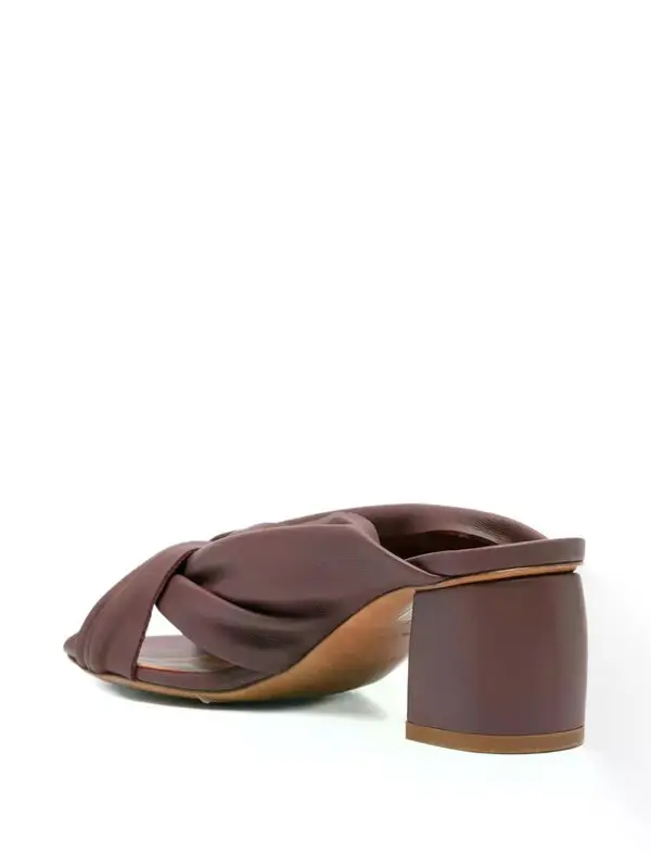 FORTE_FORTE Nappa Crossed Sandals