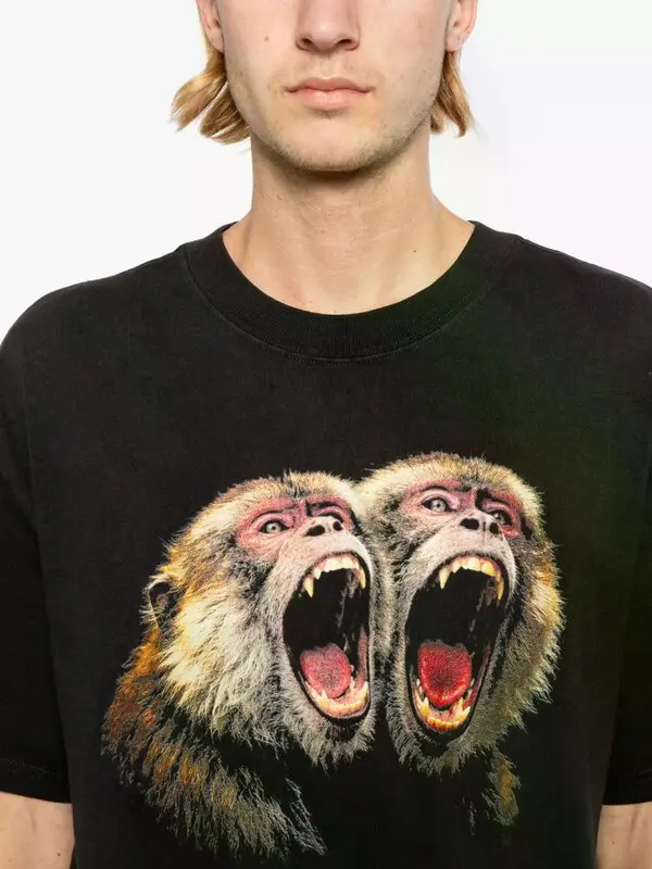 MELT Monkey-print T-shirt