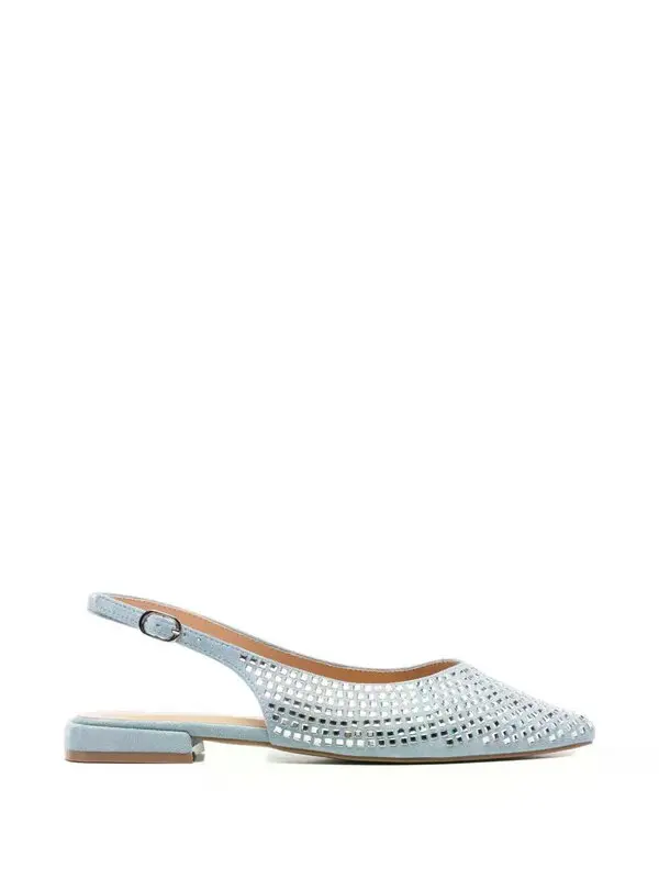 KEYS Embellished Pointed Toe Pumps - Blue