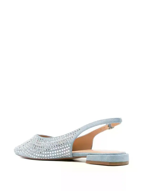 KEYS Embellished Pointed Toe Pumps - Blue