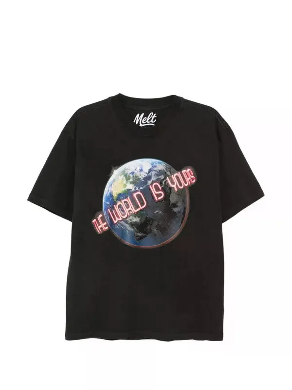 MELT Earth-print T-shirt