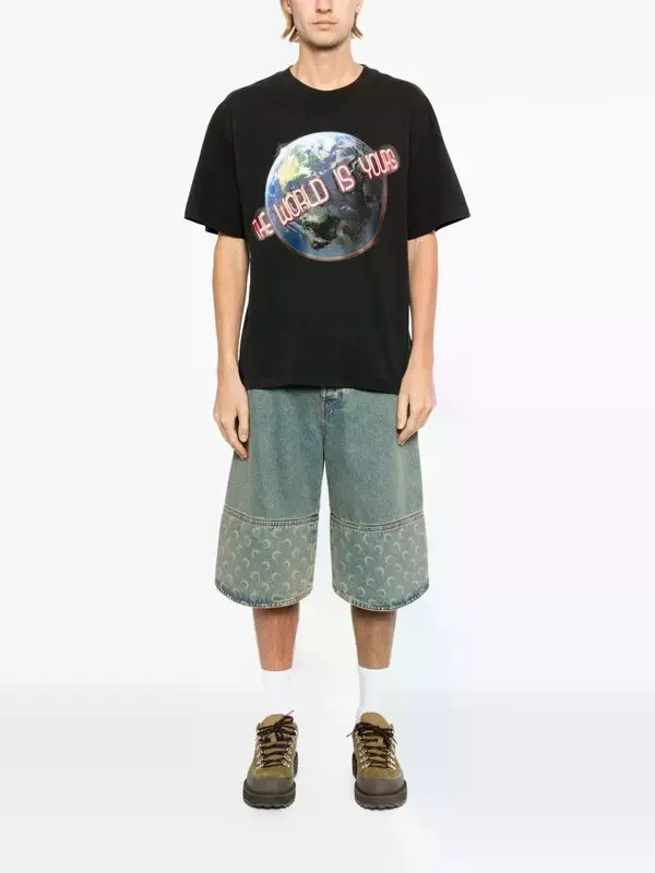 MELT Earth-print T-shirt