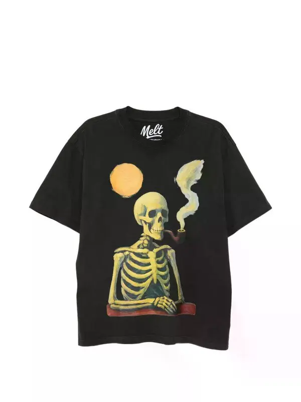 MELT Skeleton-print T-shirt