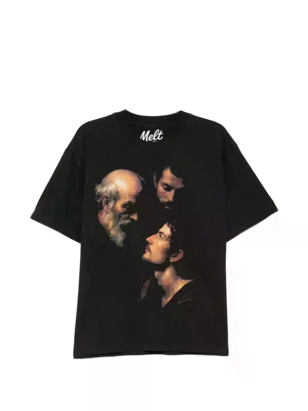 MELT Graphic-print T-shirt - Black