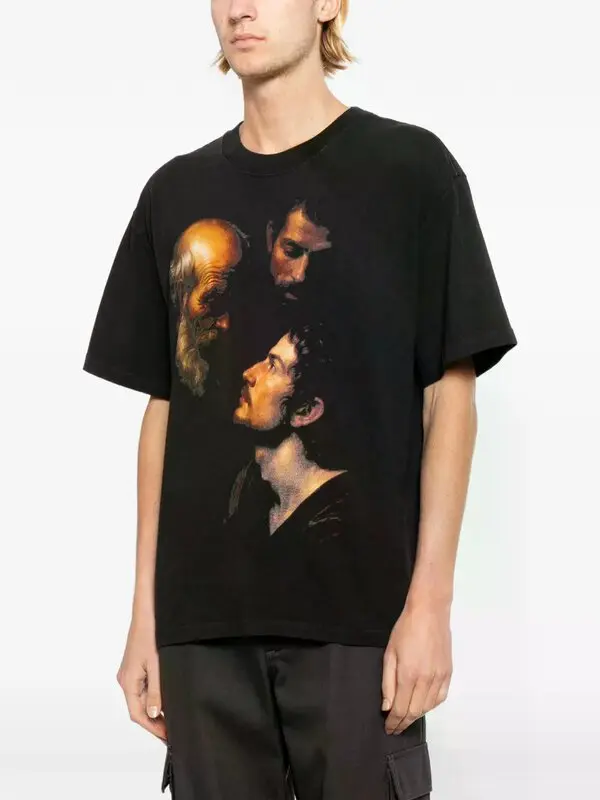MELT Graphic-print T-shirt - Black