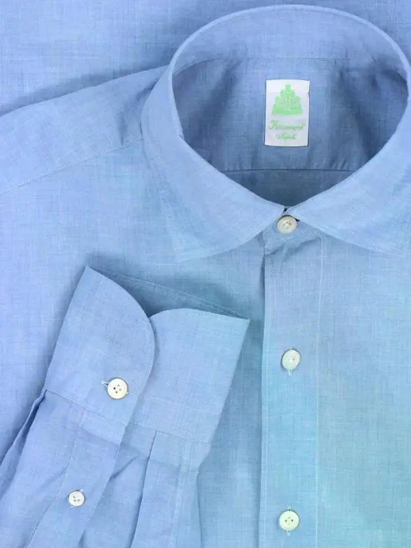 FINAMORE 1925 Gaeta Cotton Shirt - Blue