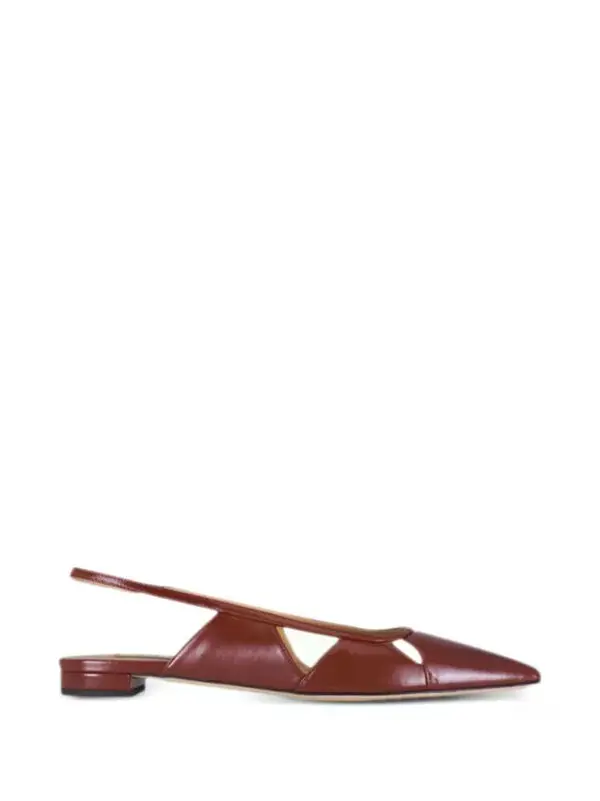 ARTEANA Cutout Point-toe Slings - Brown