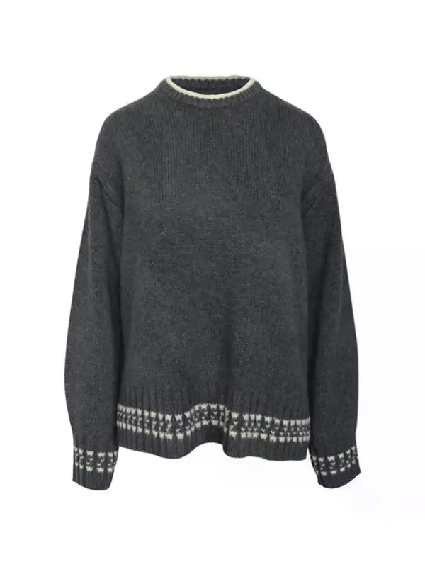 Guest In Residence Crew-neck Knitted Sweater
