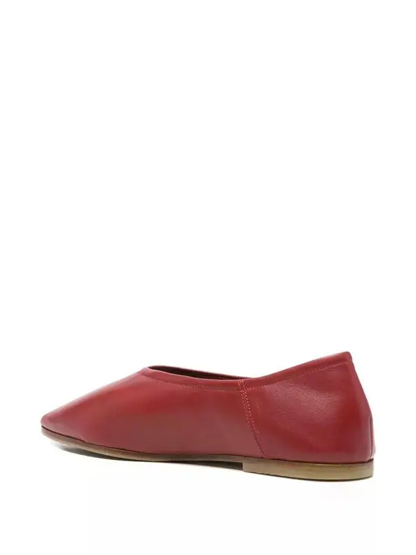 BABÚ MILANO Leather Pointed-toe Flat Pumps