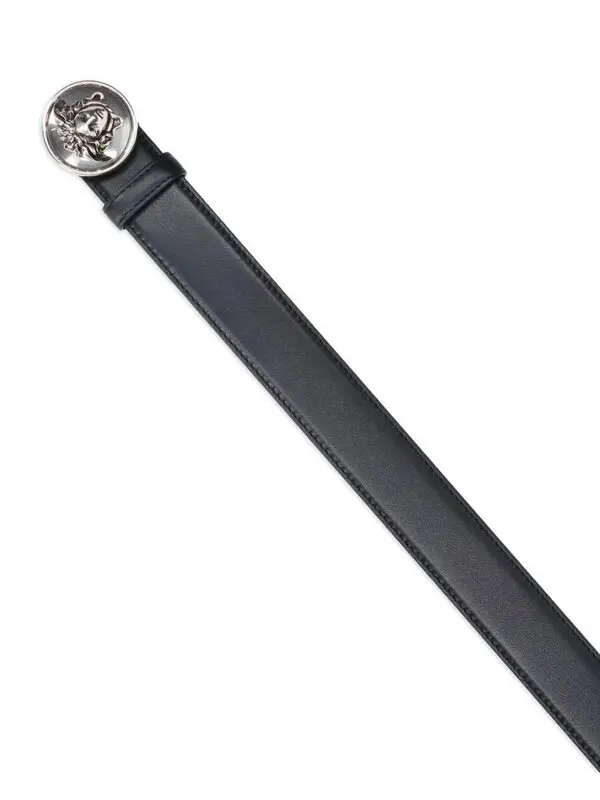 Versace Medusa Buckle Belt - Black