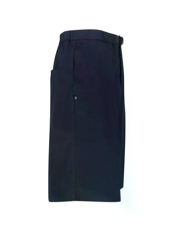 WHITE SAND Belted Trousers - Blue