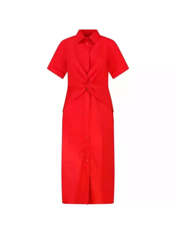 Ralph Lauren Knot Shirt Dress - Red