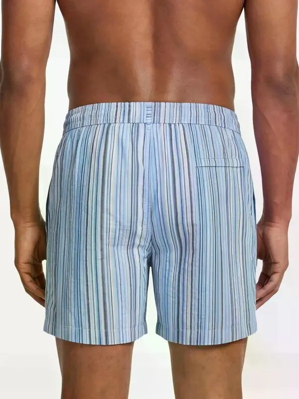 Paul Smith Striped Swim Shorts - Blue