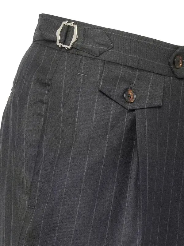 FRANZESE COLLECTION Bugatti Pinstriped Suit - Grey